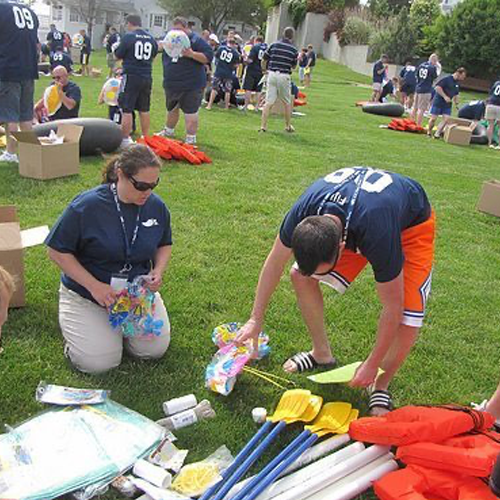 Build-A-Boat Team Building Game- Team Boat Build Activity | TeamBonding