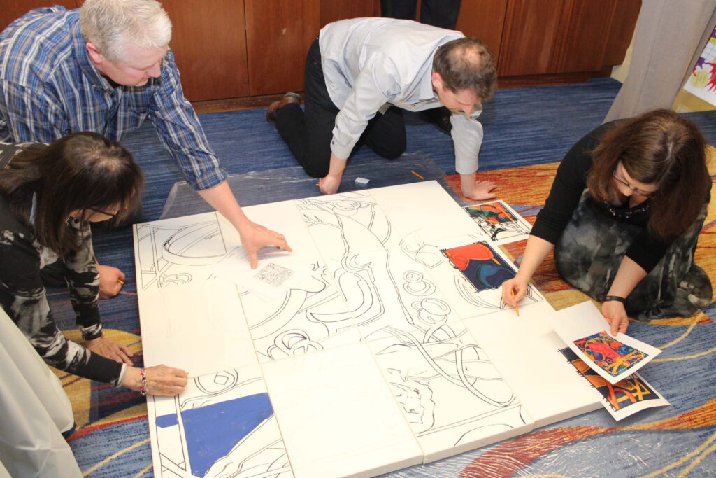 Giant Mural Team Building Art Team Building Training Program giant-mural-team-building-art-team-building-training-program