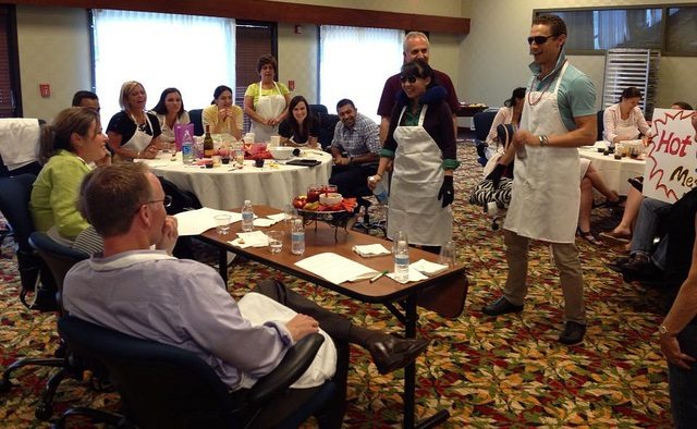 Salsa Showdown Group Cooking Class | Cooking Team Building