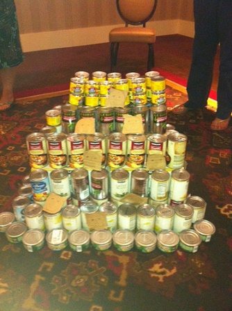 Team Building with Paws for a Cause and Canned Goods - TeamBonding