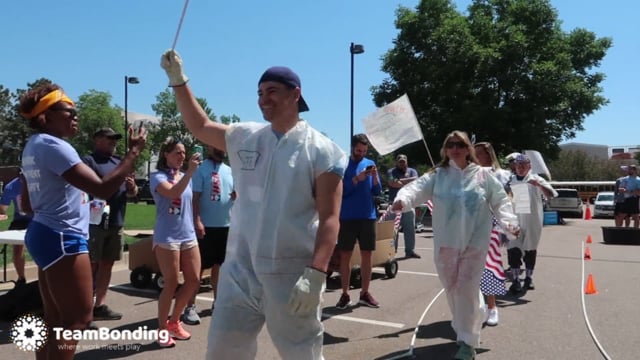 Rickety Rackety Car Derby Outdoor Team Building Game