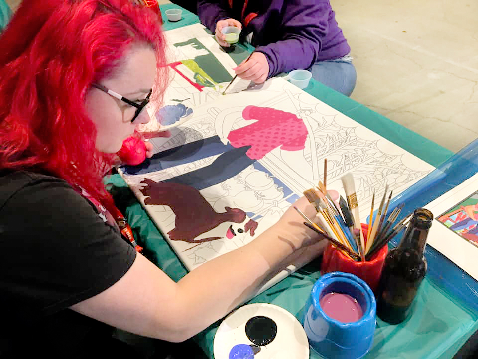 Giant Mural Team Building | Art Team Building Training Program